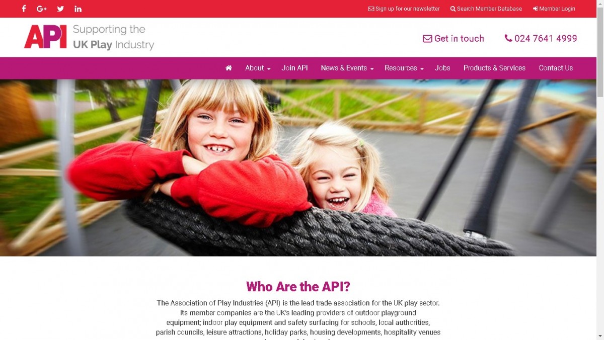 API Rebrand - Association of Play Industries