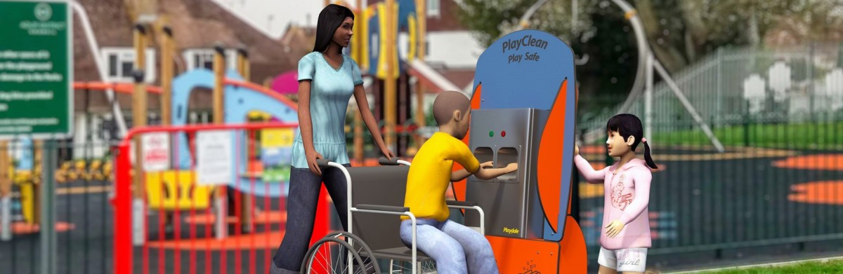 Playdale launch UK’s first outdoor touch-free inclusive hand sanitiser station - Association of ...
